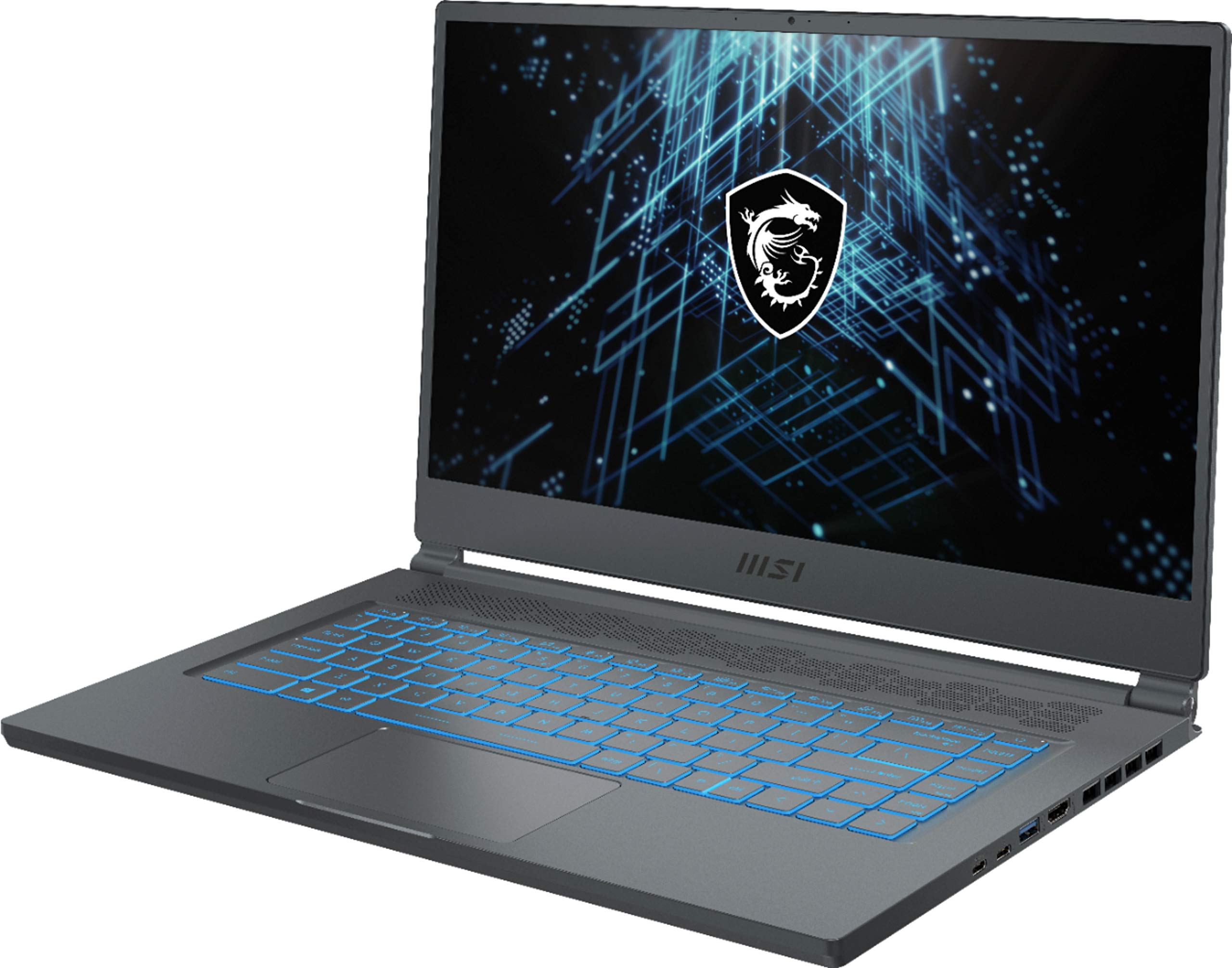 MSI Stealth 15M 15.6" FHD 144hz Gaming Laptop, Core i7-11375H, Discrete NVIDIA GeForce RTX 3060 (64GB DDR4 RAM | 2TB PCIe SSD) 720p Camera, Windows 10 Home Bundle with JTD Pad