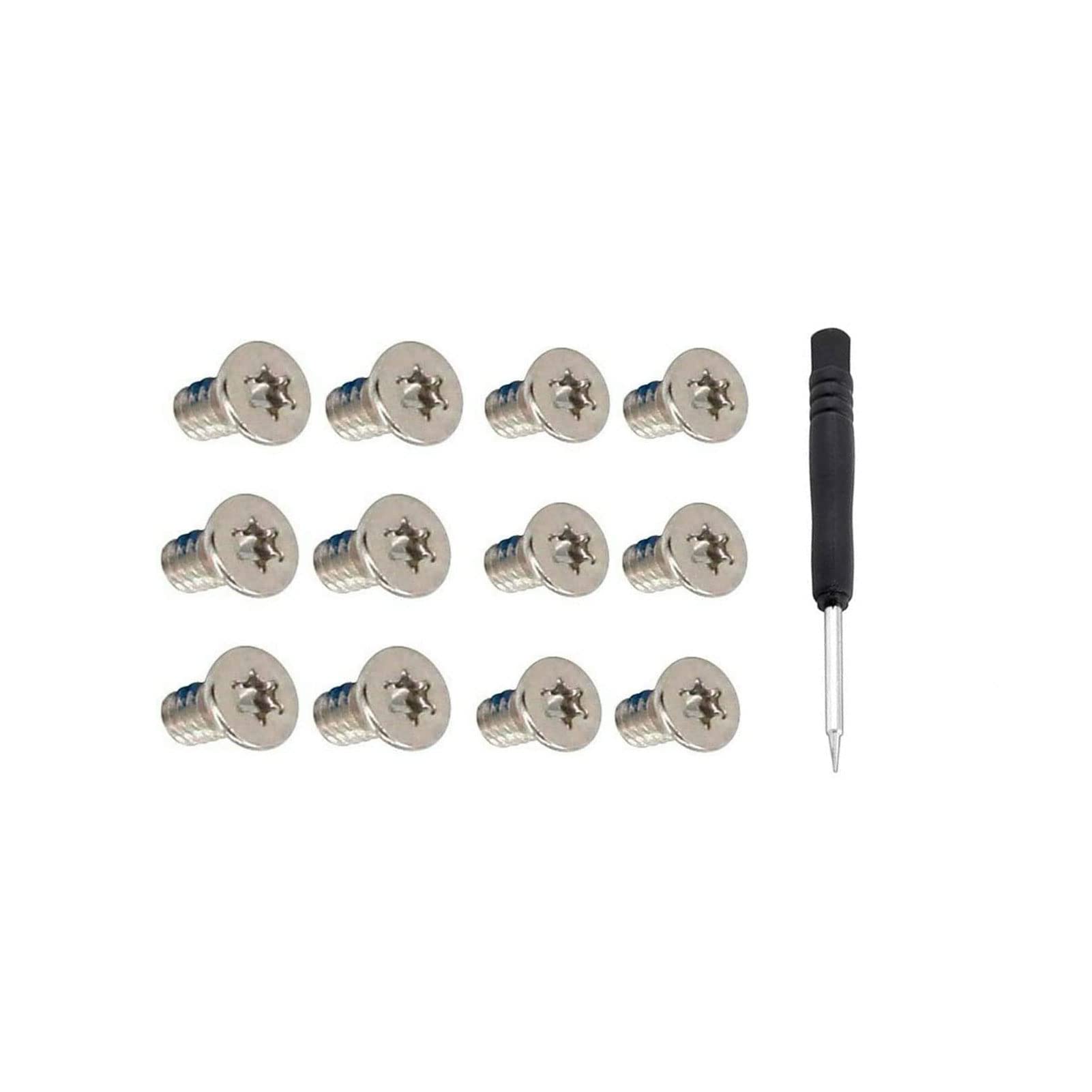 12 Pieces Screws M2x3mm + Tool Torx T5 Replacement Bottom Case Cover Screws Screwset for Dell XPS 13 9343 9350 9360 15 9550 9560 9570 Precision M5510 13.3" Laptop