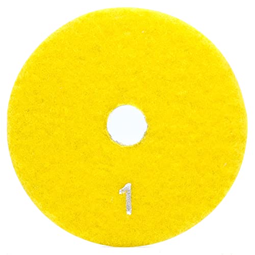 4 Inch Dry 3 Step Diamond Polishing Pads Kit 3-Pcs Step1 for Granite Quartz Marble Concrete Terrazzo
