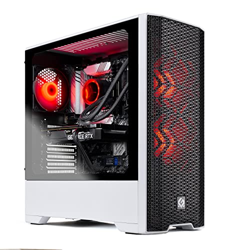 Skytech Gaming Skytech Blaze 3.0 Gaming PC Desktop - AMD Ryzen 7 3700X 3.6GHz, RTX 3070 8GB GDDR6, 16GB DDR4 3000, 1TB SSD, 750W Gold PSU, 240MM AIO, AC WiFi, Windows 11 Home 64-bit, White
