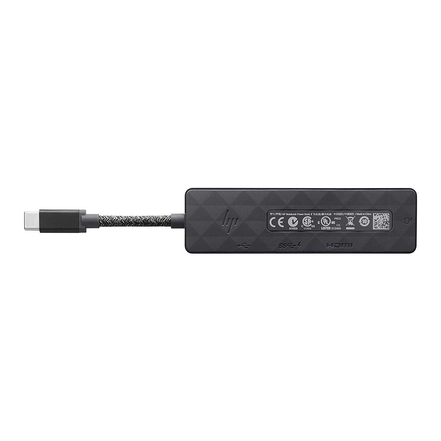 HP Elite USB-C Hub with 90w USB-C Port and Charging with USB-A HDMI Ports, (4WX89AA)