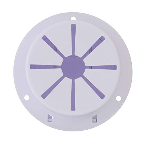 Dumble Round Electric Cable Hatch for 50 Amp RV Electric Cord β RV Camper Electric Cord Cover, White