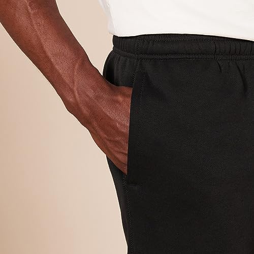Amazon Essentials Men's Fleece Sweatpant (Available in Big & Tall), Black, X-Large
