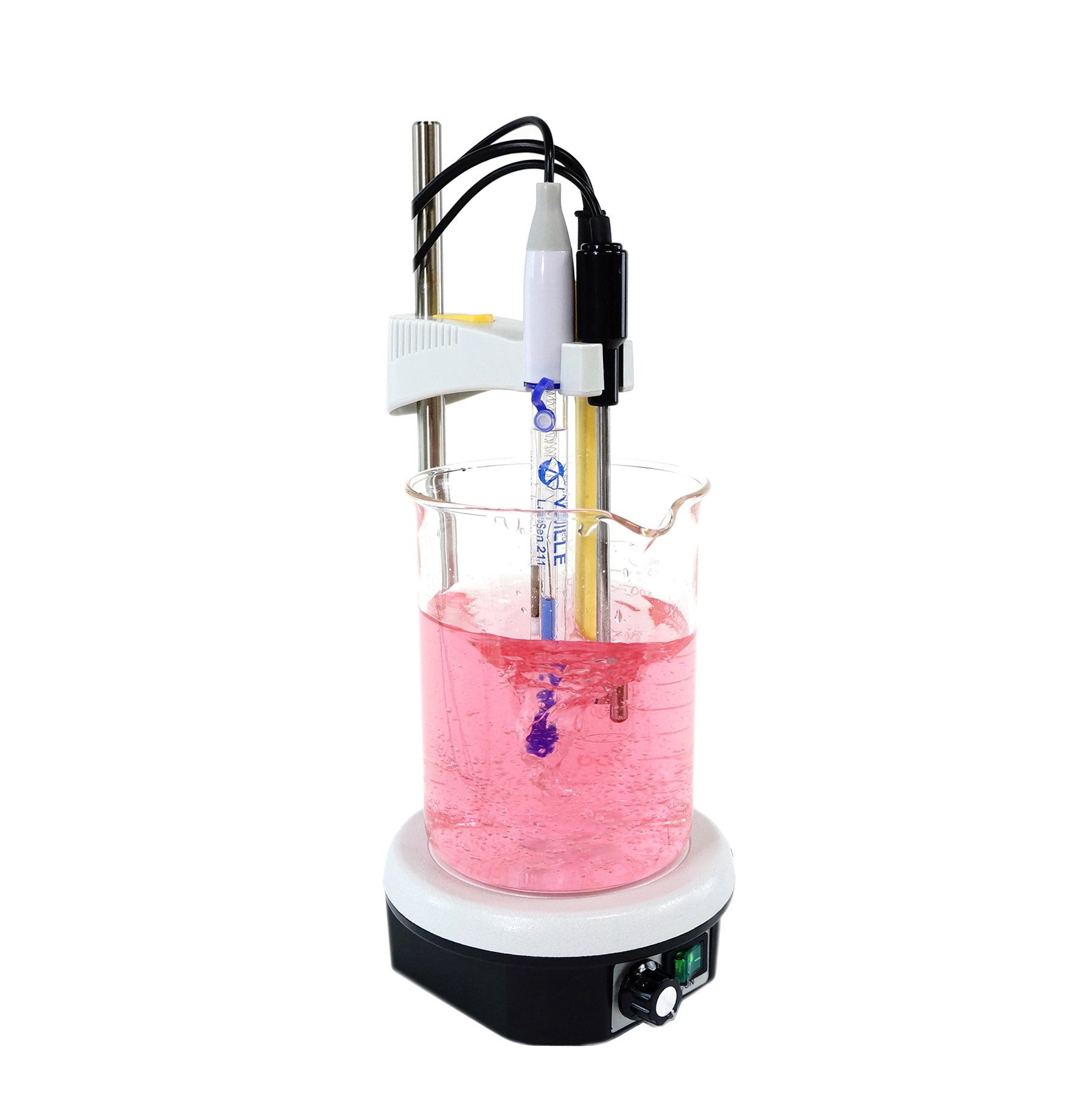 Apera Instruments 601 Powerful Magnetic Lab Stirrer with Electrode Holder, Speed Range: 0-2300 RPM, Max Stirring Capacity: 3000ml AI2803