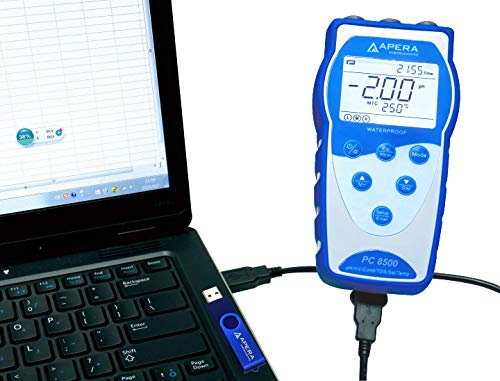 APERA INSTRUMENTS Premium Series PH8500 Portable Handheld pH Meter Kit (AI5520)