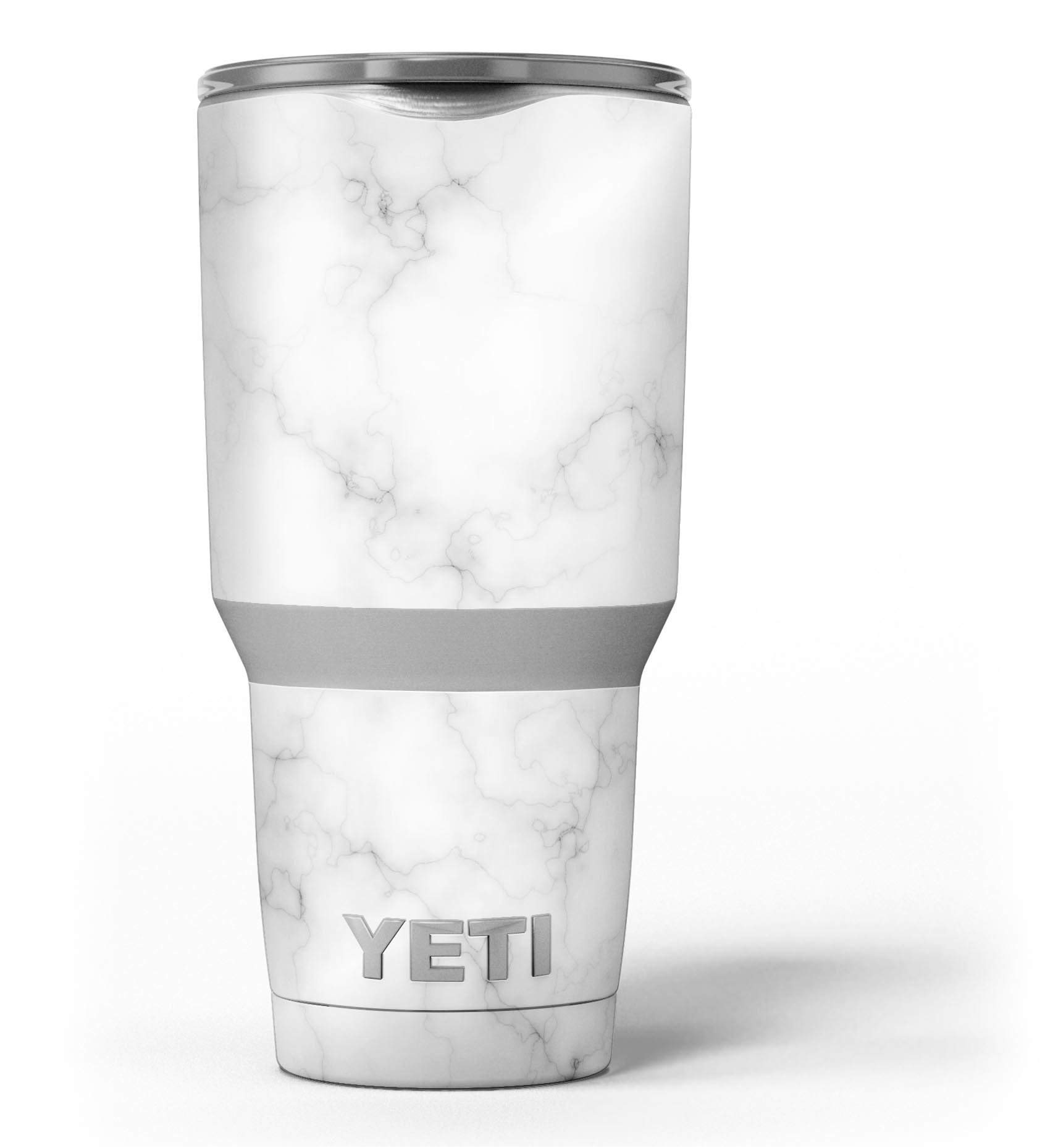 Design Skinz Slate Marble Surface V54 - Skin Decal Vinyl Wrap Kit Compatible with The Yeti Rambler Cooler Tumbler Cups