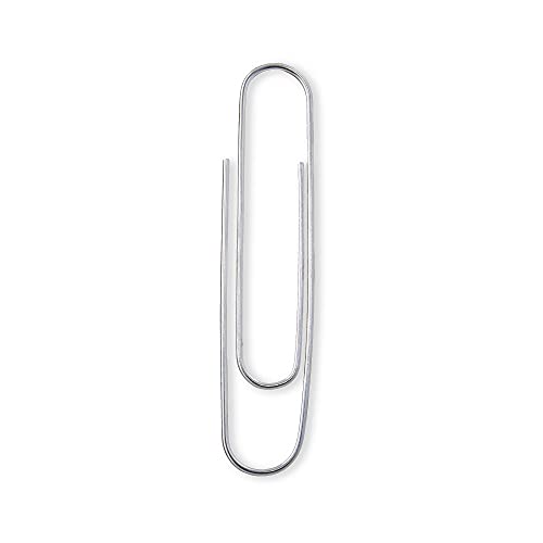 Amazon Basics Jumbo Size Office Paper Clips, Smooth, 100 per Box, 10-Pack