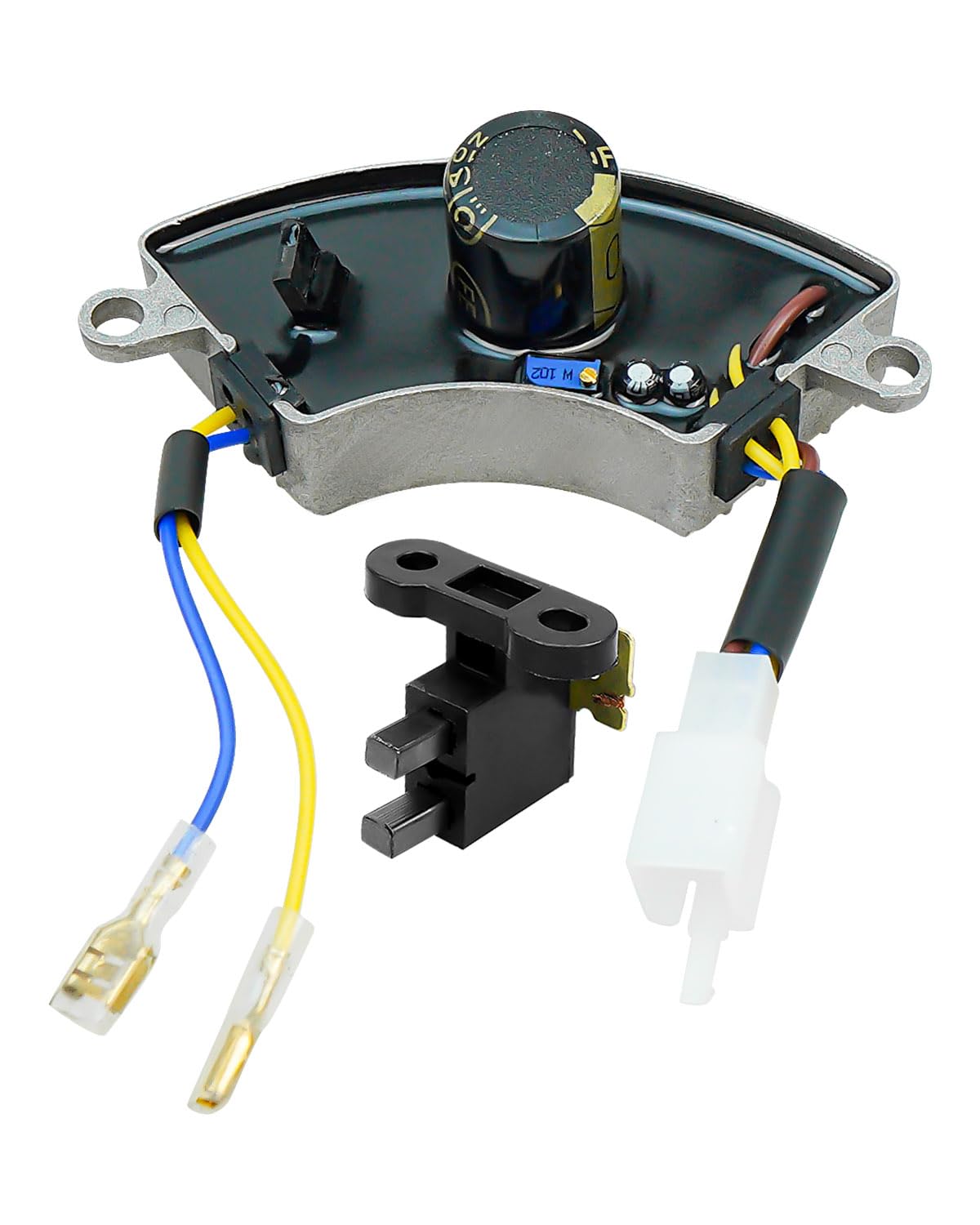 2-4KW Generator AVR Automatic Voltage Regulator Fit for Generac Champion Firman Westinghouse Honda Predator And More, Automatic Voltage Regulator Rectifier with Carbon Brush