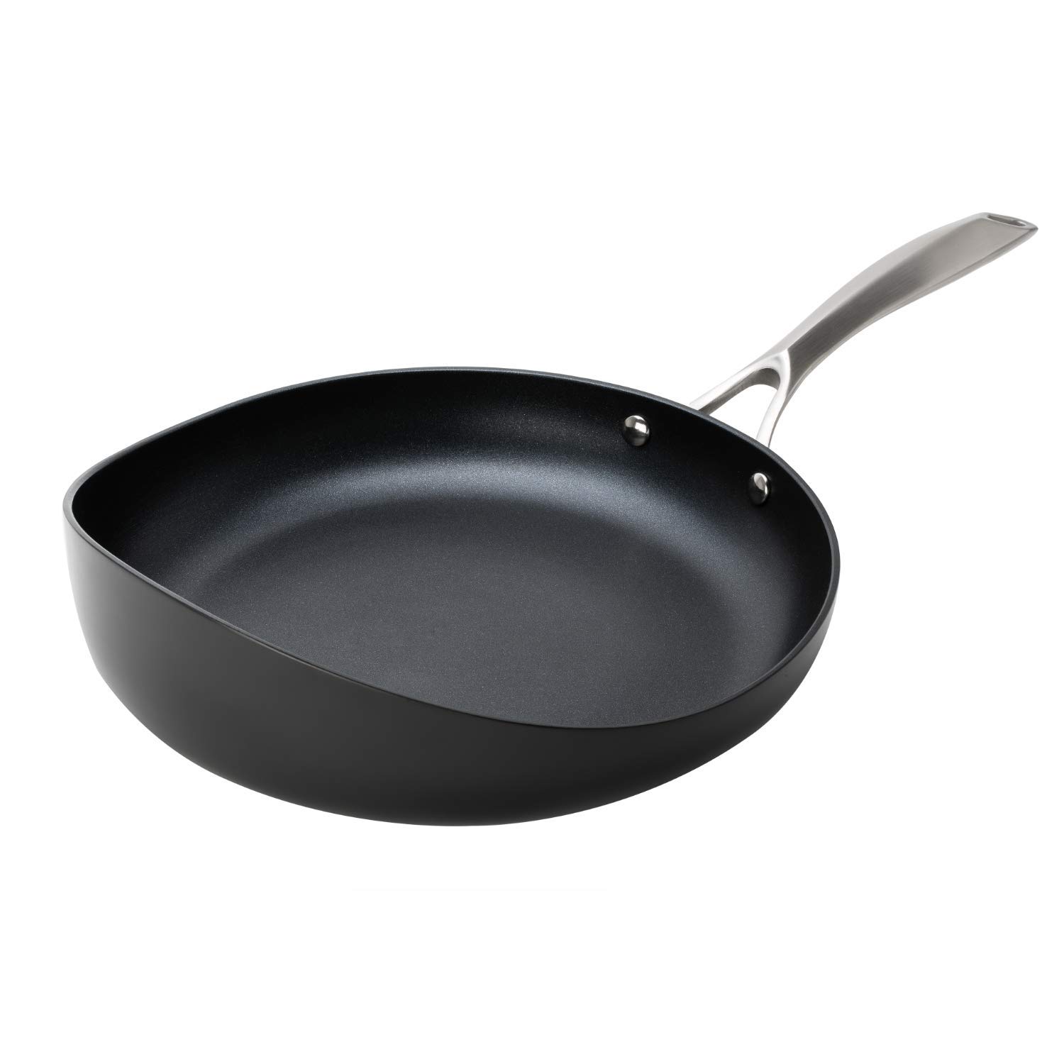 8” Radical Pan: Nonstick Frying & Saute Pan, Skillet, With Stainless Steel Handle, for Gas, Induction, Electric Cooktops, Hard-Anodized, Dishwasher Safe. Oven safe, SGS & NSF Certified. PFOA-free
