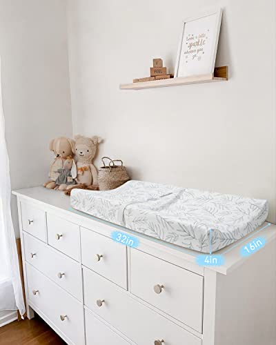 Babebay 2Pack Changing Pad Cover and 2Pack Crib Sheets Bundle
