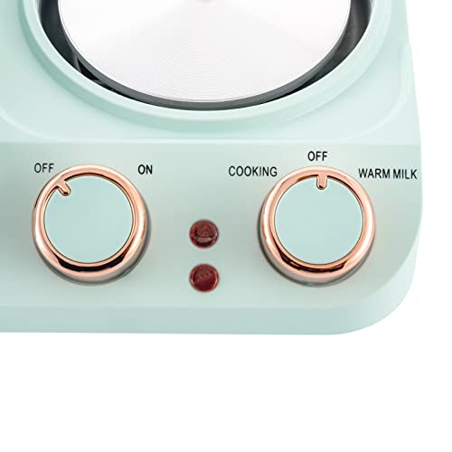 3 in1 Breakfast Station with Boiling Pot, Multi-Function Electric Home Mini Toaster Sandwich Maker with Easy Frying Pan and Food Steamer