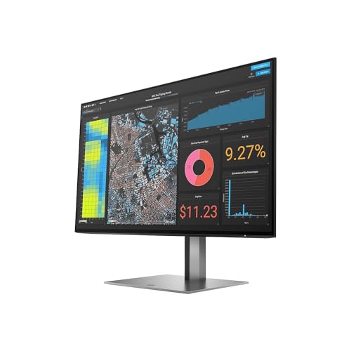 HP Z24f G3 23.8" Full HD LCD Monitor - 16:9 - Silver - 24" Class - in-Plane Switching (IPS) Technology - 1920 x 1080-300 Nit - 5 ms - HDMI - DisplayPort - USB Hub
