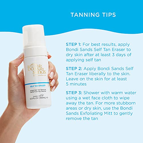 Bondi Sands Self Tan Eraser, Moisturizing, Cleansing, Gentle Formula Removes Self-Tanner and Preps Skin for Reapplication, Vegan + Cruelty-Free