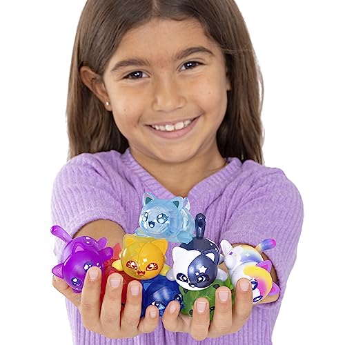 Aphmau Mystery MeeMeows Surprise Figures 6 Pack; Wildy Popular; 8 Possible Mini MeeMeows Figures to Collect, Including Donut / Fairy & Mermaid Cat