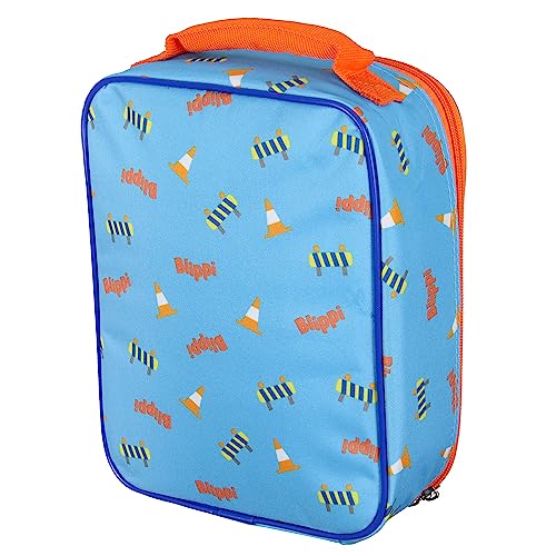 AI ACCESSORY INNOVATIONS Blippi Kids Lunch Box Joy Ride School Insulated Lunch Bag Tote For Hot And Cold Food, Drinks, And Snacks