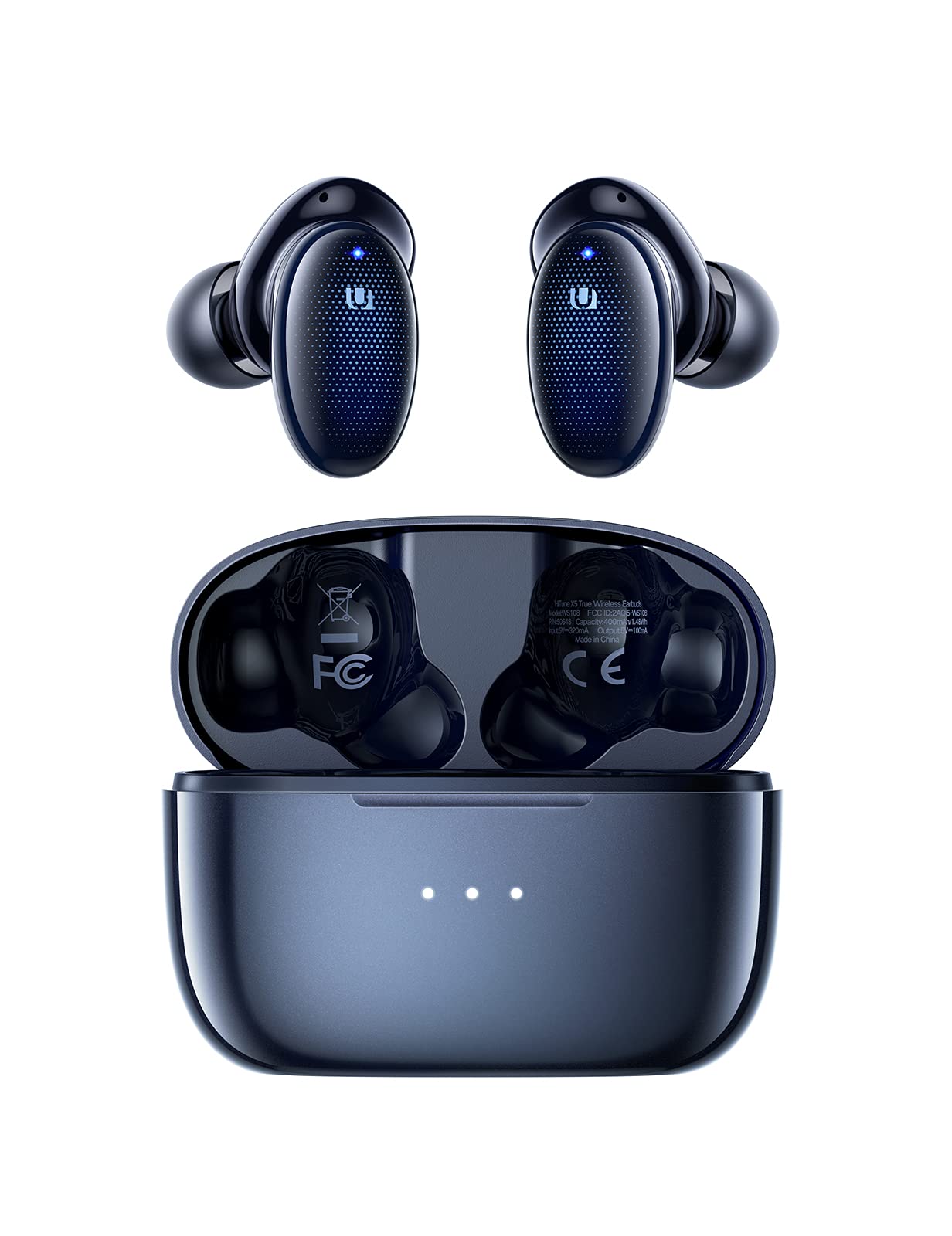UGREEN X5 Wireless Earbuds Bluetooth 5.2, in-Ear Wireless Earphones with 4 Mics, CVC 8.0 Noise Cancelling for Clear Calls, AptX HiFi Stereo Adaptive Bluetooth Earbuds, 28h Playtime, Touch Control