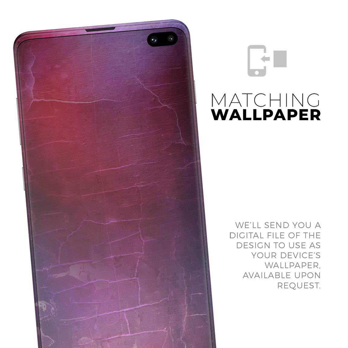 DesignSkinz Abstract Fire & Ice V3 Protective Vinyl Decal Wrap Skin Cover Compatible with The Samsung Galaxy S20 (Screen Trim & Back Glass Skin)