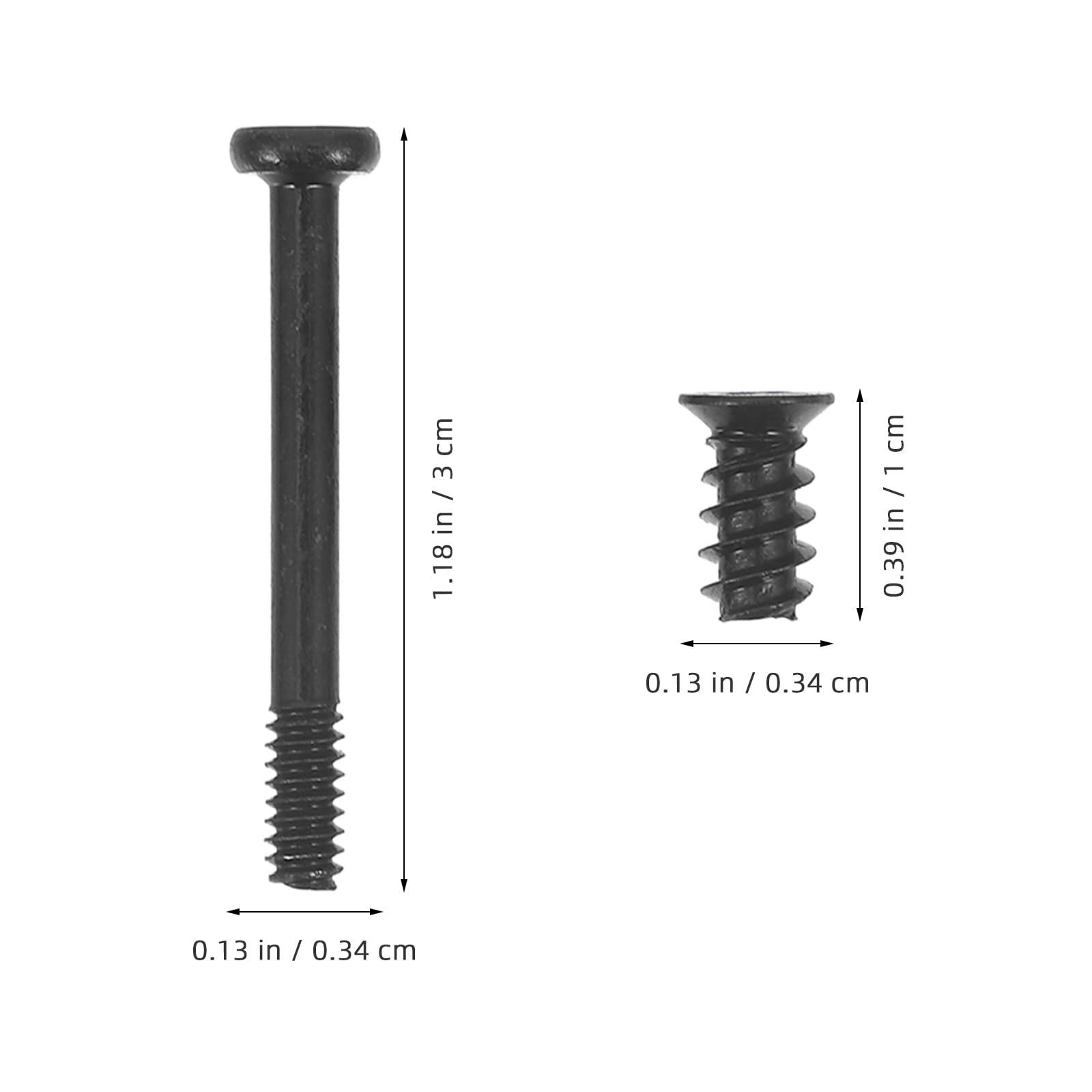 ULTECHNOVO 60pcs Laptops Computer Screw Kit Short Screws CPU and Motherboard Case Fan Mount Screws Self- Tapping Screws Small Screws Assortment Kit Case Fan Screw Kit Ssd Socket
