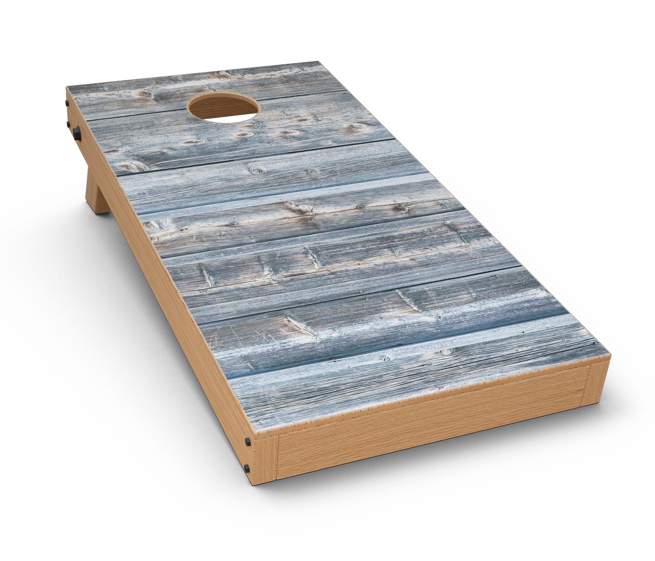 Design Skinz Wood Skin Set for Cornhole (Skin Only) - Vertical Planks of Wood