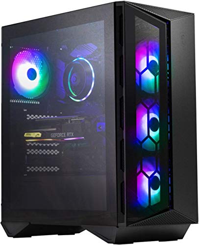 MSI Aegis RS Gaming Desktop PC, Core i7-10700KF 8-Core, NVIDIA GeForce RTX 3080 10GB (64GB DDR4 RAM | 1TB PCIe SSD | 2TB HDD) Windows 10 Home Gamer PC Computer Bundle W/JTD Mouse Pad