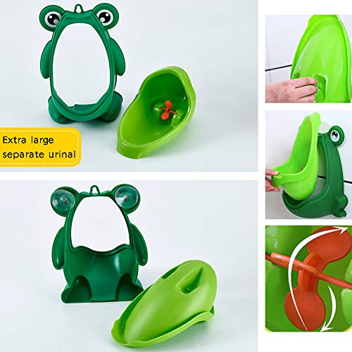 Frog Pee Training,Cute Frog Potty Training Urinal for Boys with Funny Aiming Target,Frog Shape Pee Trainer