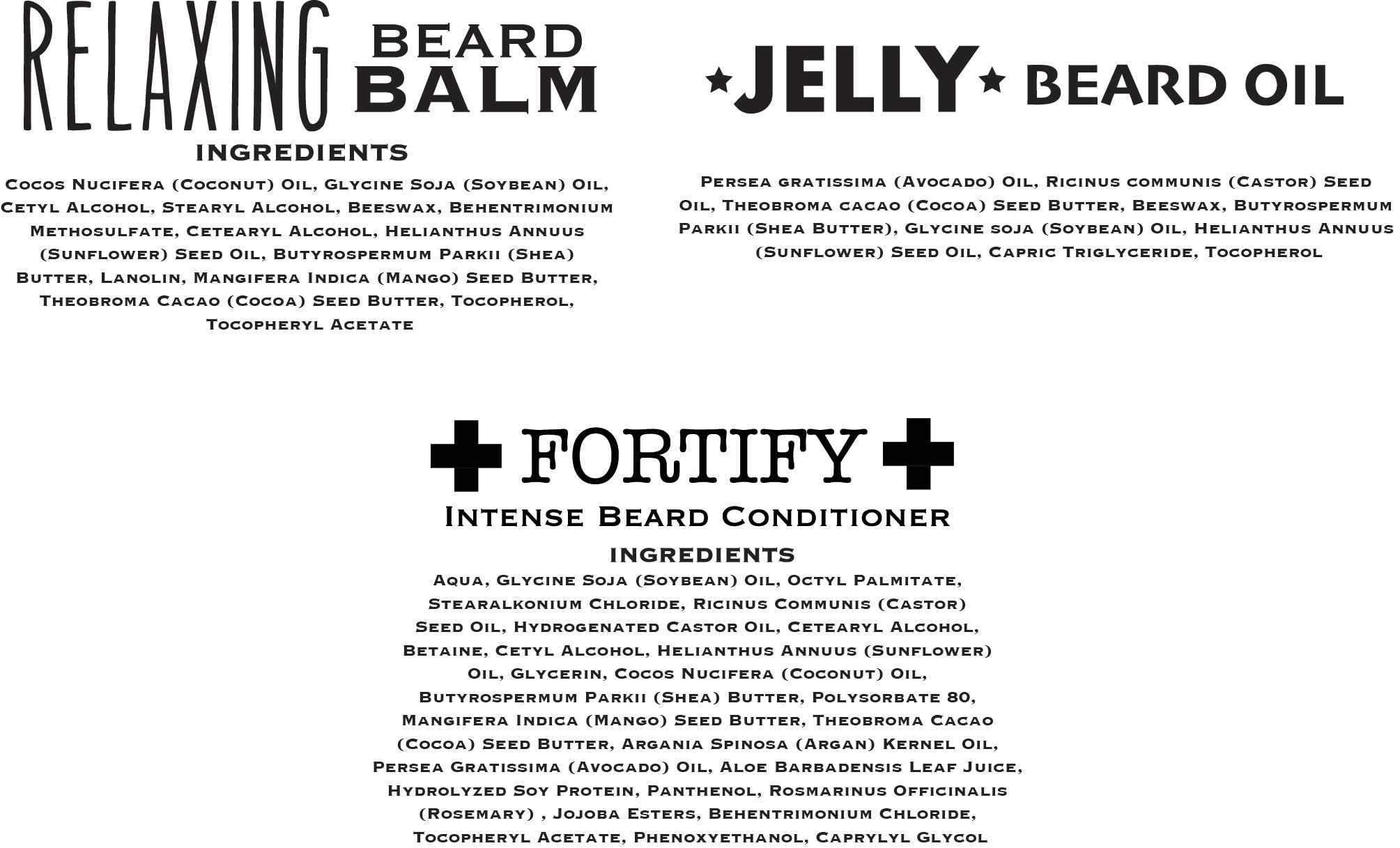 Bossman Essentials Beard Kit for Men - Beard Oil Jelly, Fortifying Conditioner Cream, Beard Balm - Grooming Growth Care Accessories (Magic)