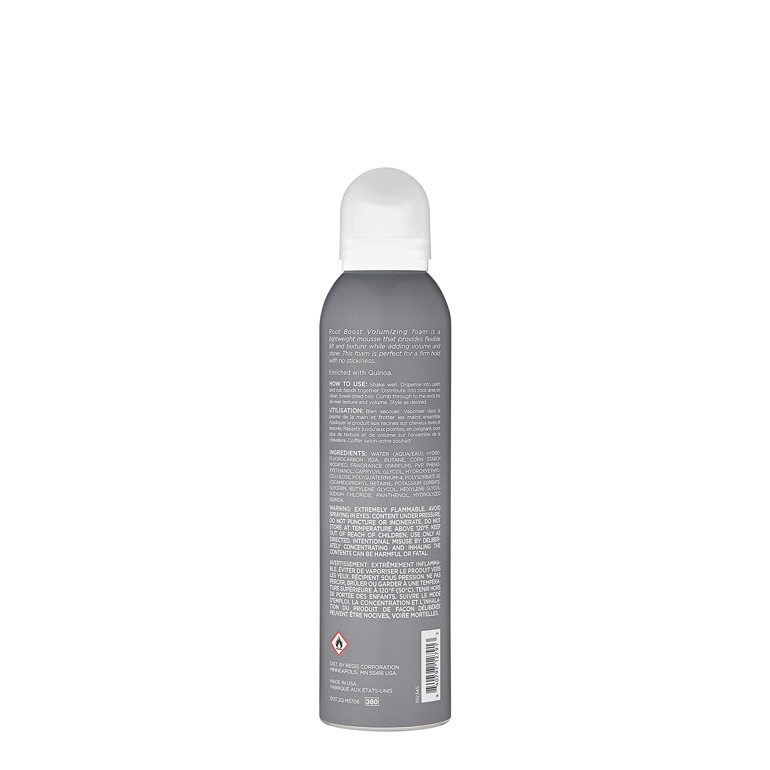 DESIGNLINE Root Boost Volumizing Foam, 9 oz - Regis Lightweight Mousse that Provides Firm Hold with No Stickiness (9 oz)