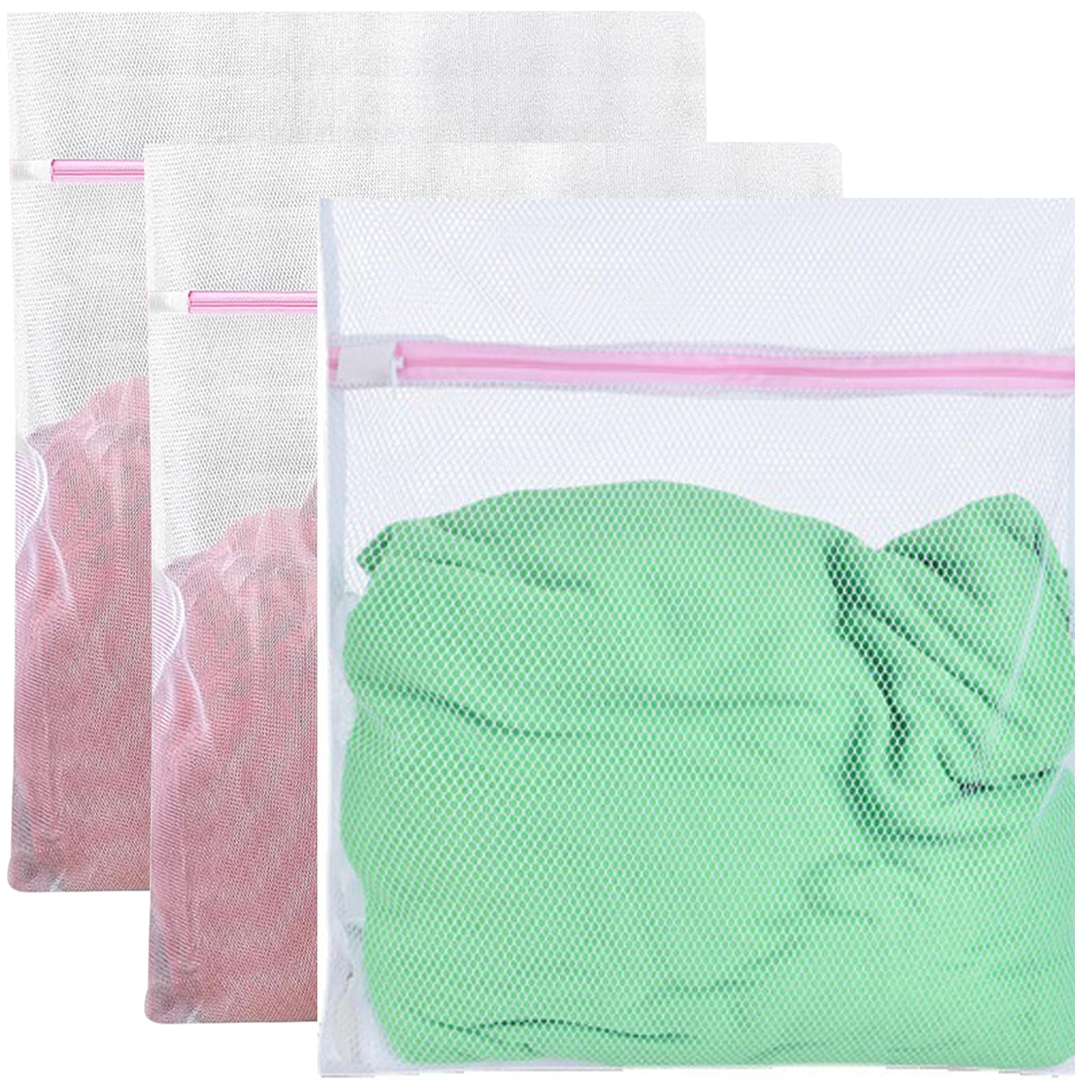 3 Pack Mesh Laundry Bag-3 XXL Oversize Delicates Laundry Bag-Extra Large Durable Laundry Wash Bag with New Honeycomb Mesh-Big Clothes,Household,Bed Sheet,Stuffed Toys, Curtain,Blanket,Bedcover,Sweater