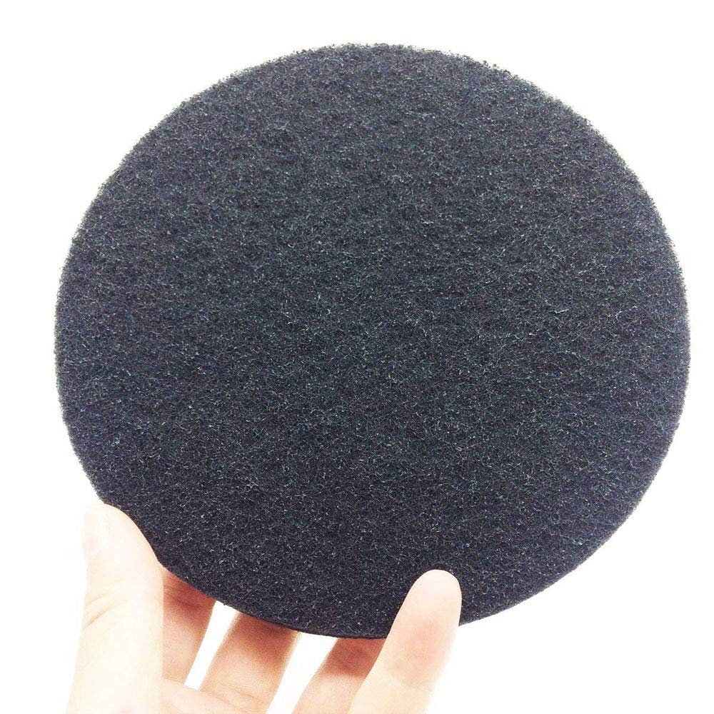 Abakoo Compost Bin Filters, 12 Packs, Activated Carbon Filters for Kitchen Compost Pail Filters Replacement for 1.6/1.8 Gallon Compost bin, 8.45 Inches, 6mm Thickness