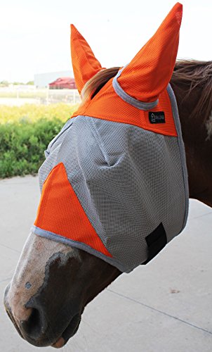 Equine Horse FlyMask Ears Summer Spring Airflow Mesh Scrim 73282
