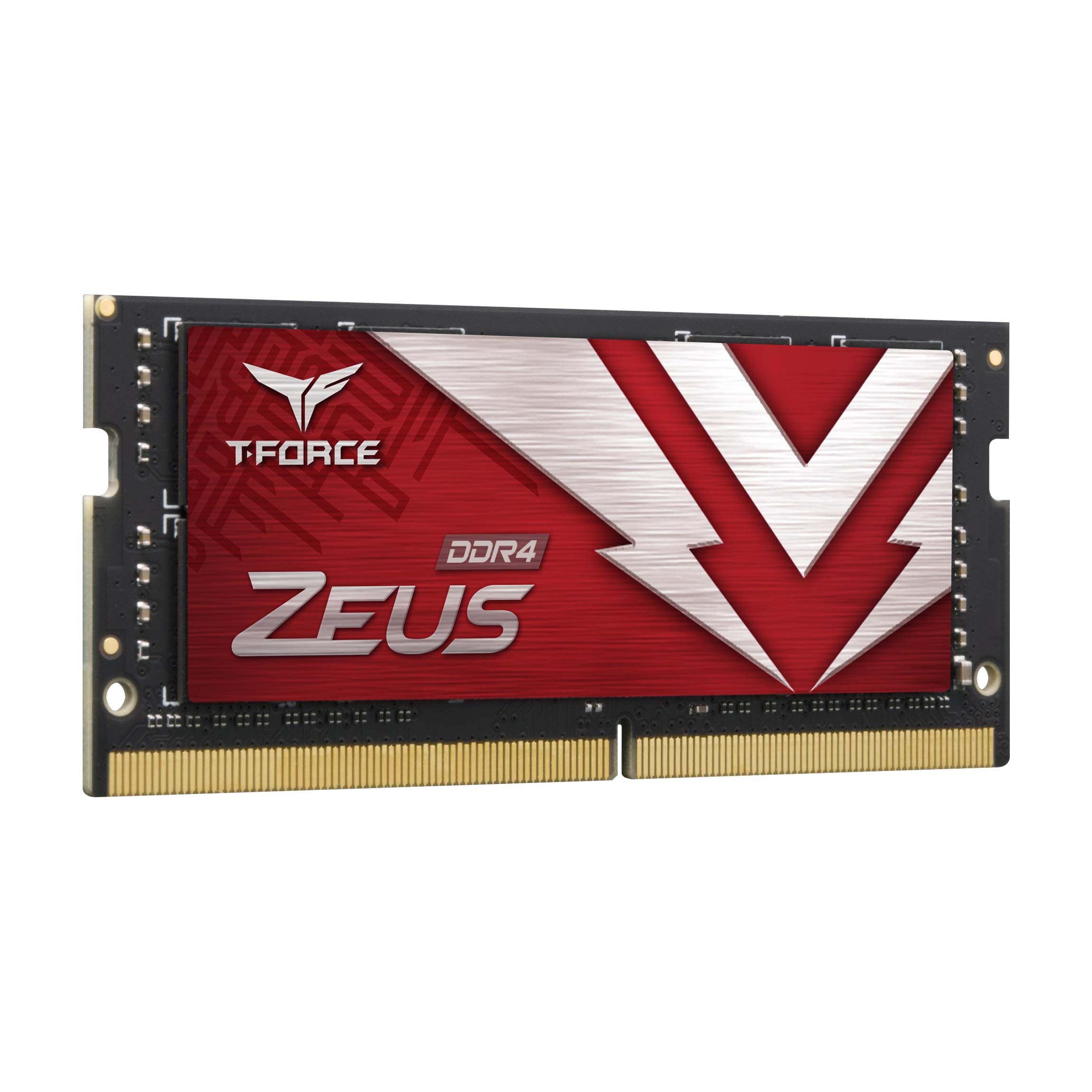 TEAMGROUP T-Force Zeus DDR4 SODIMM 32GB (2x16GB) 3200MHz (PC4-25600) 260 Pin CL16 Laptop OC Memory Module Ram TTZD432G3200HC16FDC-S01