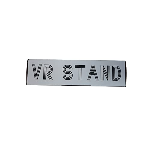 AMVR VR Stand for Quest 2, VR Headset and Touch Controllers Display Holder for Quest 2, PSVR 2, Quest, Rift, Rift S or Valve Index (White, Just VR Stand)