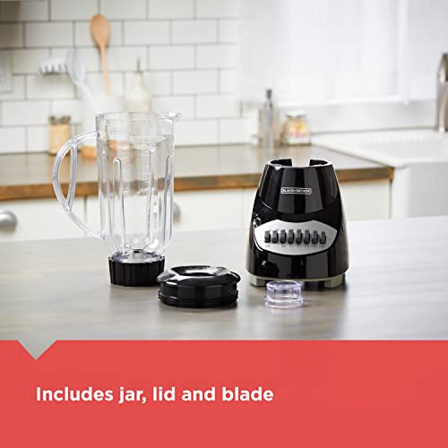 BLACK+DECKER Crush Master 10-Speed Blender, Black, BL2010BP