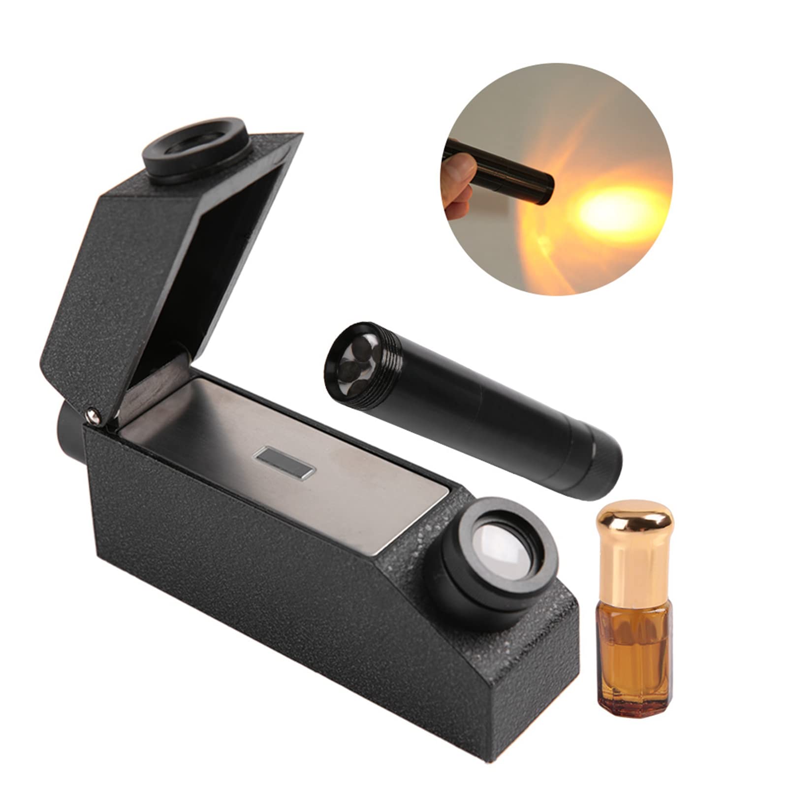 Redxiao 【???????????????????? ???????????????????????? ???????????????????????? ????????????????????】 Jewelry Refractometer, RHG181 1.30-1.81 Professional Portable Gemological