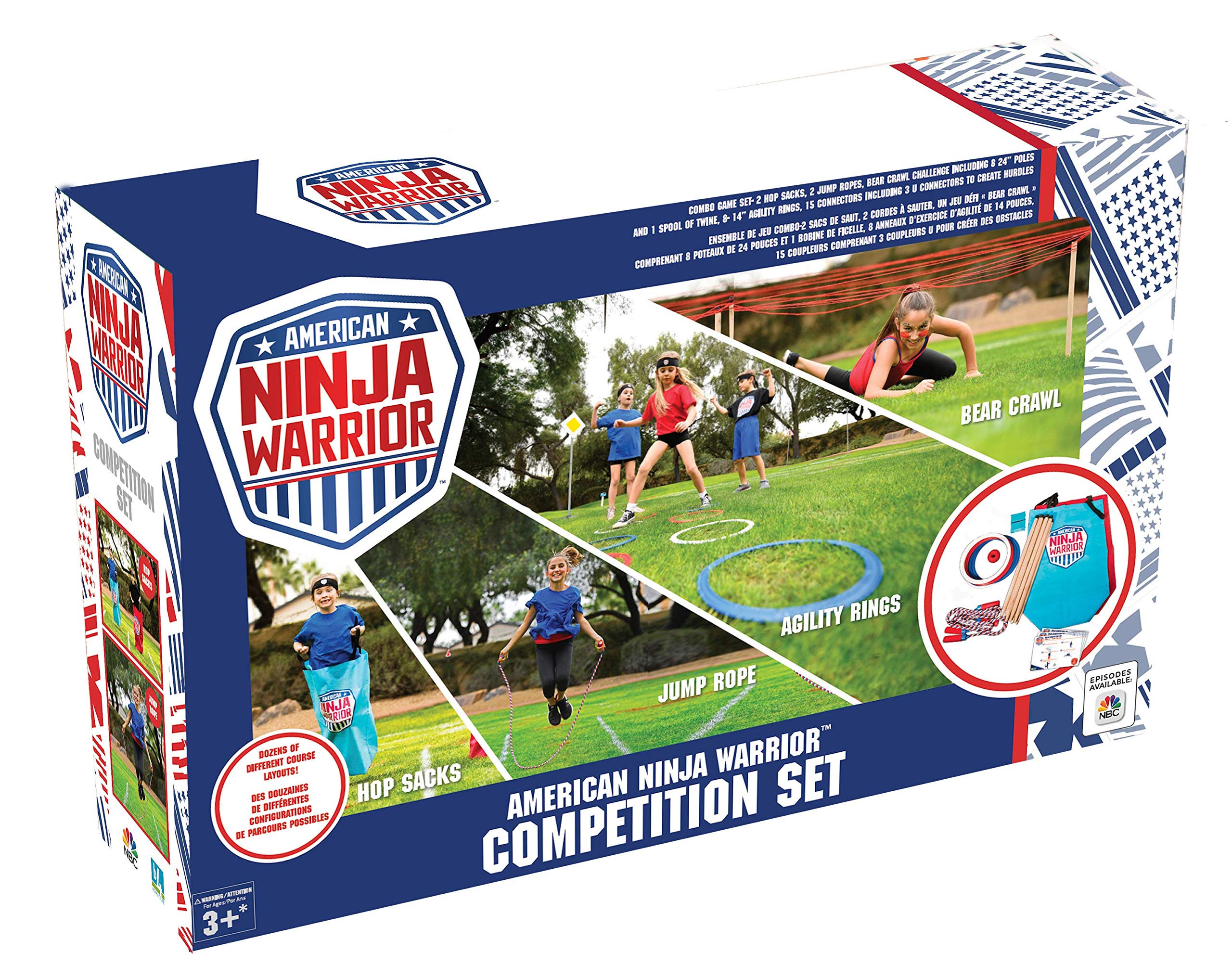 American Ninja Warrior Competition Obstacle Course - Competition Race Course - Great For Children, Teens, and Adult Athletes - Perfect Outdoor Fun Racing Obstacles For All Ages!