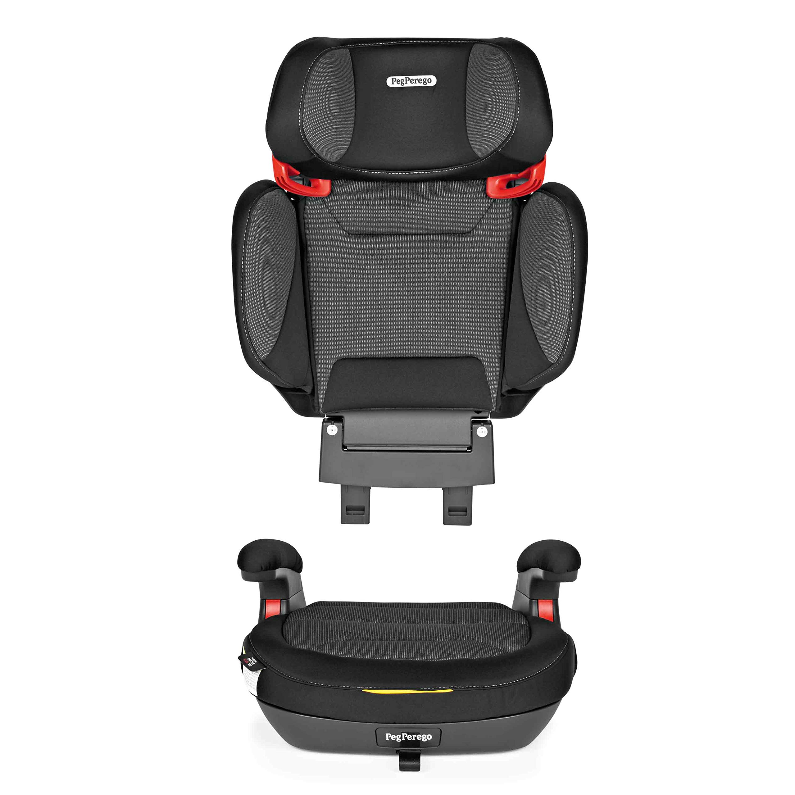 Peg Perego Viaggio Shuttle Plus 120 - Booster Car Seat - for Children from 40 to 120 lbs - Made in Italy - Crystal Black (Black)