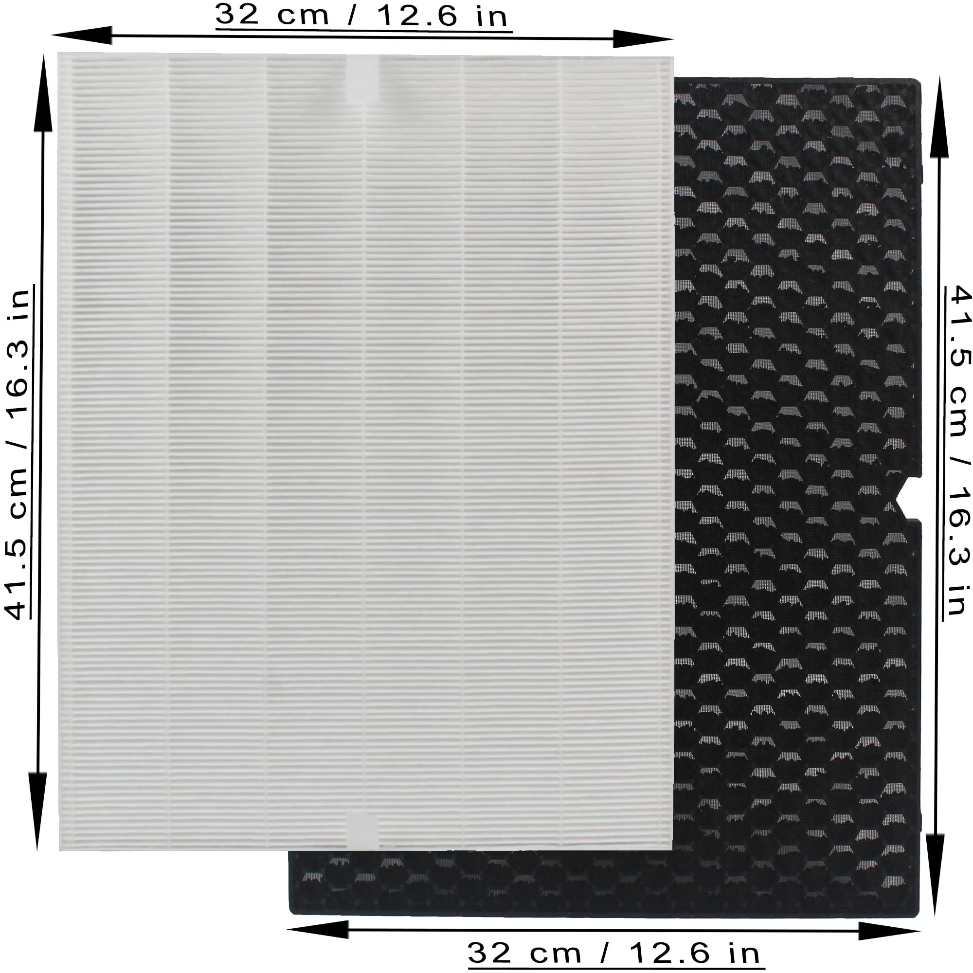 ADR Winix 5500-2 Air Purifier Filter Replacement 116130 Filter H13 Grade Replacement for Winix 5500 2 Air Purifier -True HEPA Filter and Washable Activated Carbon Filter