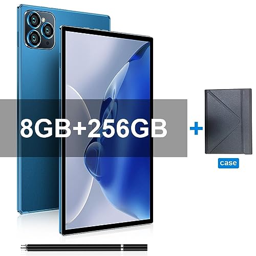 2023 New Tablet Android S23 Ultra 10.1 Inch HD 16G+512GB Global Tablette 5G Dual SIM Card or WiFi Google Play Tablets for Laptop Blue 8G 256G