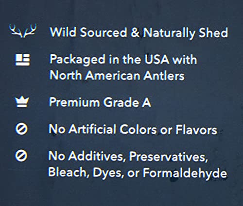 Amazon Brand – Wag Split Elk Antler, Naturally Shed, Medium 6–7.5 inches