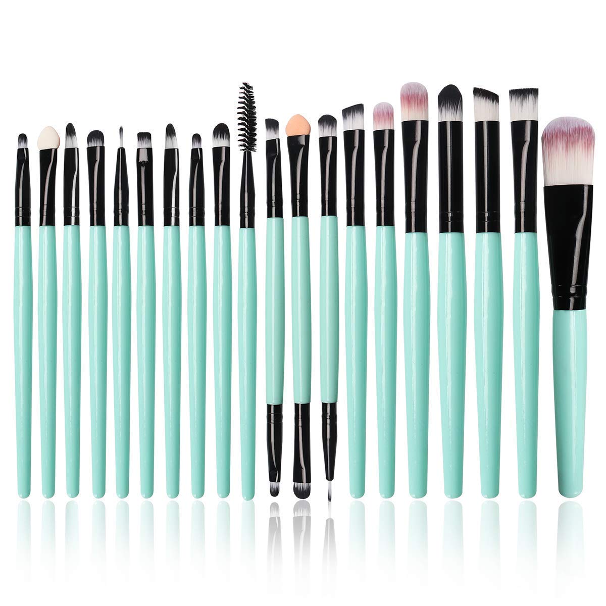 AprFairy Eye Makeup Brushes Set, 20 Piece Eyeshadow Brushes Set Professional Makeup Brushes Eye Shadow Concealer Eyebrow Eyelash Eye Liners Blending Make Up Brushes with Soft Synthetic Wool