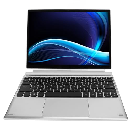 12.3 Inch 2 in 1 Laptop, 8GB DDR4 3K Touch Screen Tablet Laptop 100‑240V Lightweight for Entertainment for Windows 10 (US Plug 8GB+1TB)