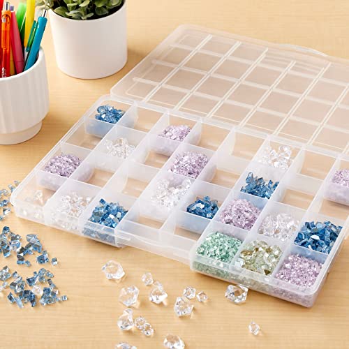 6 Pack: 13.7”; No-Spill Craft Storage Organizer by Bead Landing™