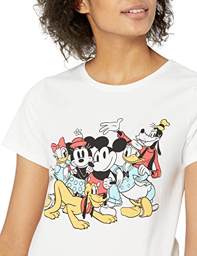 Amazon Essentials Disney | Marvel | Star Wars | Princess Women's Short-Sleeve Crew-Neck T-Shirts (Available in Plus Size), Pack of 2, Minnie and Friends, XX-Large