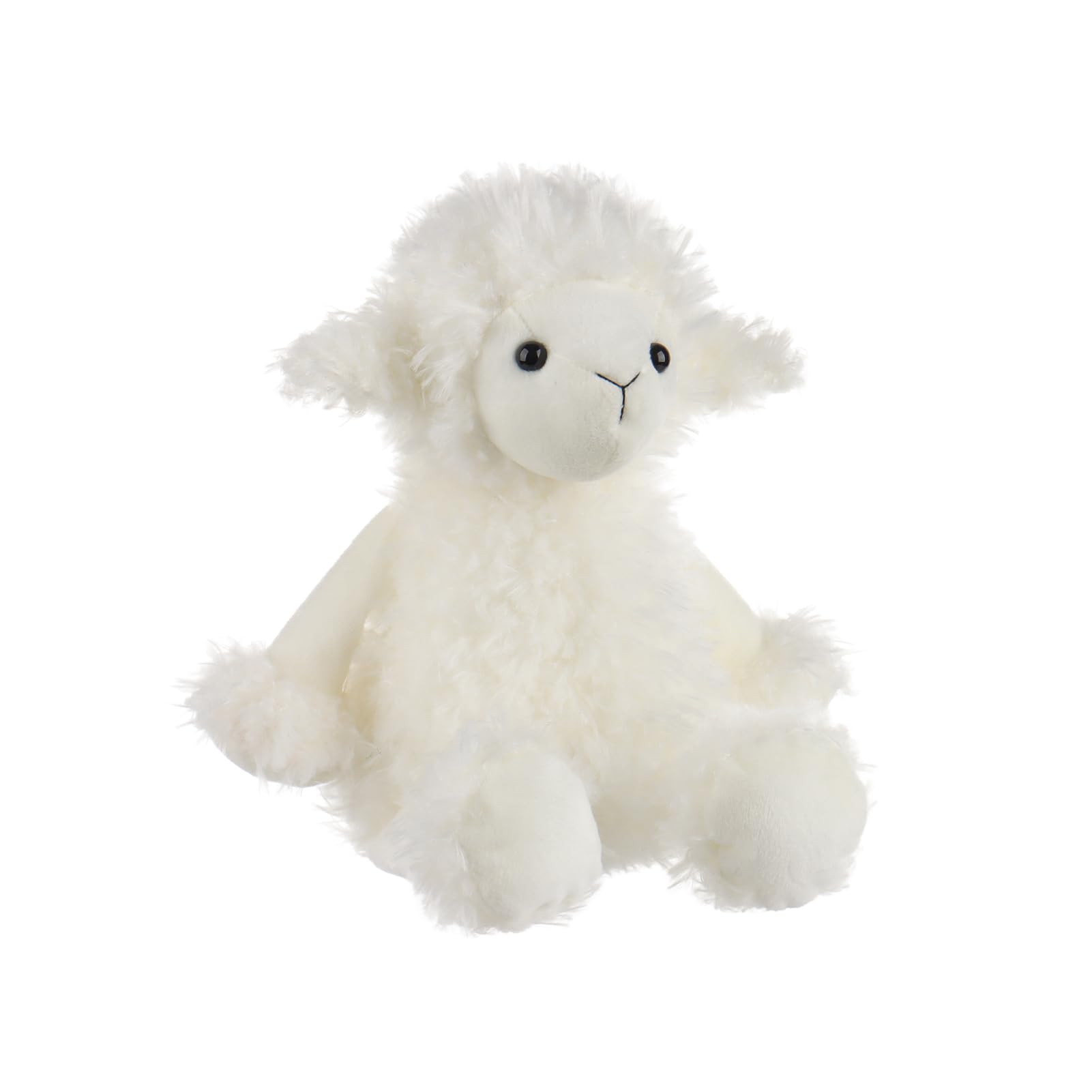 Apricot Lamb Toys Plush White Plush Lamb Stuffed Animal Soft Cuddly Perfect for Child (White Plush Lamb ,8.5 Inches