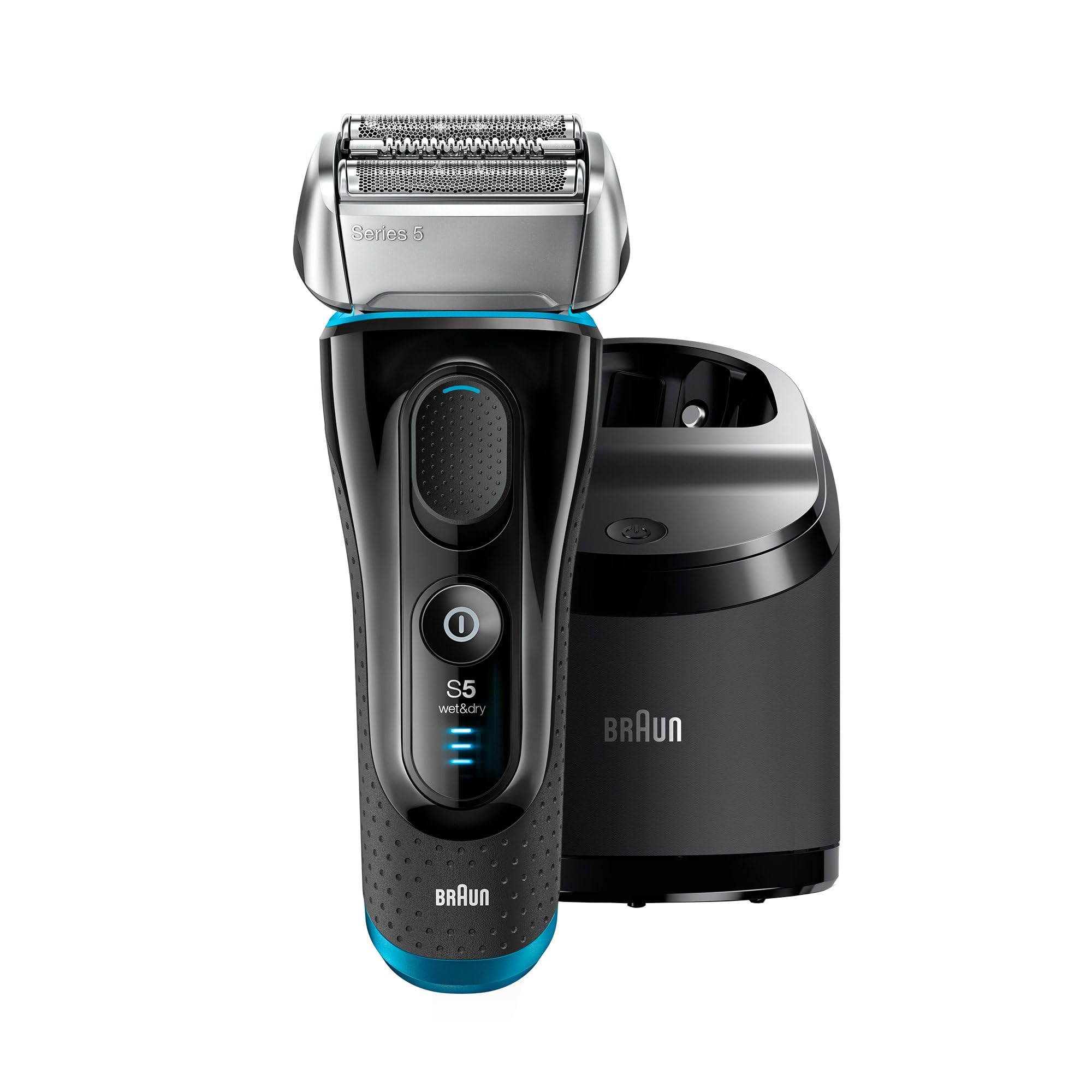 Braun Series 5 5190cc Men's Electric Rechargeable Cordless Razor and Foil Shaver with Clean & Charge System