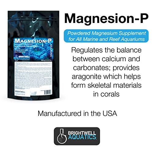 Brightwell Aquatics Magnesion-P - Magnesium Powder Supplement for Marine & Reef Aquariums 800g