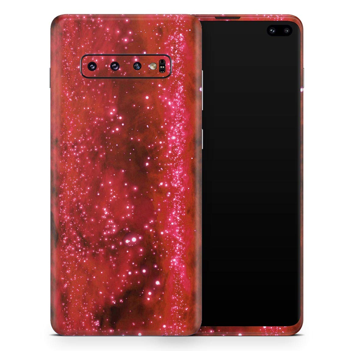 DesignSkinz Glowing Red Orbs of Light Protective Vinyl Decal Wrap Skin Cover Compatible with The Samsung Galaxy S20 (Screen Trim & Back Glass Skin)