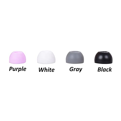 6 Pairs Replacement Earbuds Tips Silicone Eartips Set for Beats Fit Pro Buds Headphones Wireless Fit in Case Ear Tips (Black)