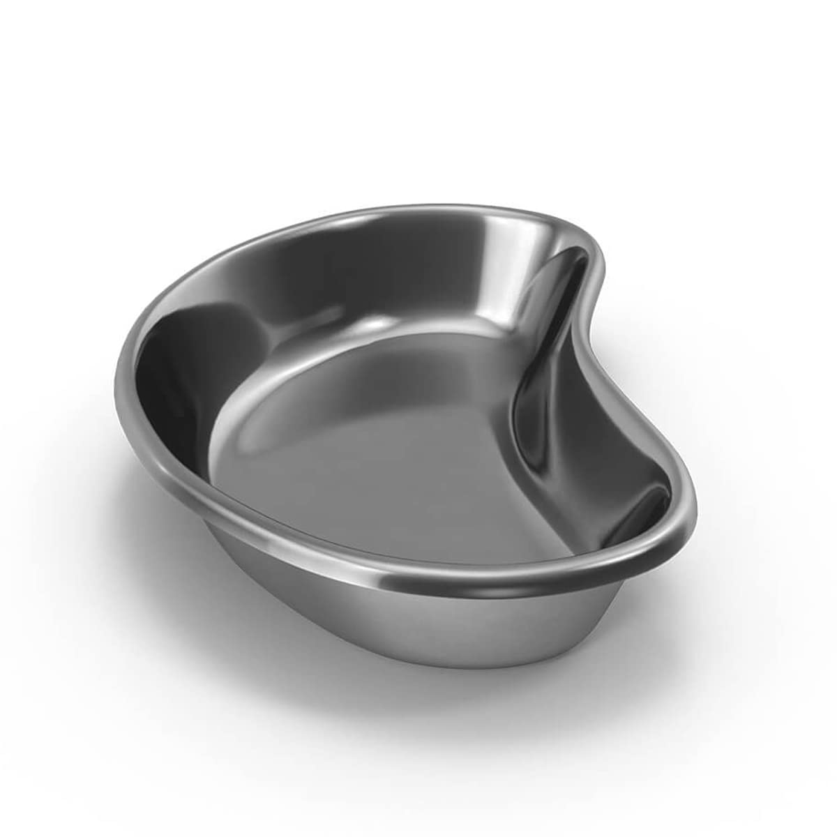 Bosky Stainless Steel Large Kidney Tray 12" inch Emesis Basin 40 oz Reusable Metal Kidney Bowl Dish for Solid dressings