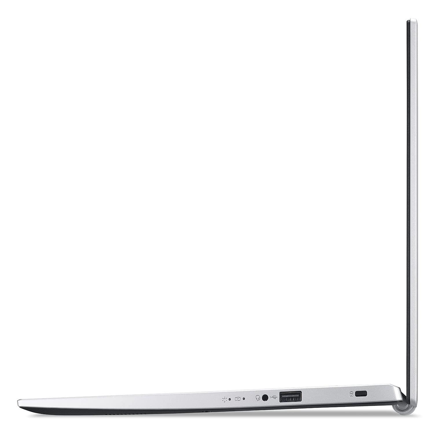 Acer Aspire 15.6-inch FHD Laptop, Intel Celeron Dual-Core N4500 Processor, 8GB RAM, 256GB SSD, Webcam, WiFi, HDMI, Bluetooth, Windows 10, Pure Silver (Renewed)
